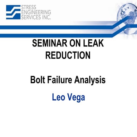 Bolt Failure Analysis for engineer sand professionals | PDF