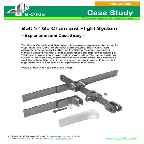 Bolt n Go chain and flight system Case Study | PDF