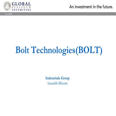 Bolt presentation | PPTX