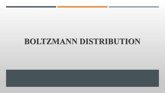 Maxwell Boltzmann Velocity Distribution | PPTX | Physics | Science