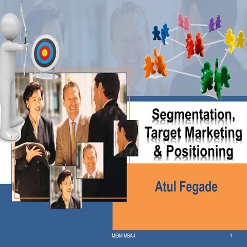 Marketing segmentation, targeting and positioning | PPTX
