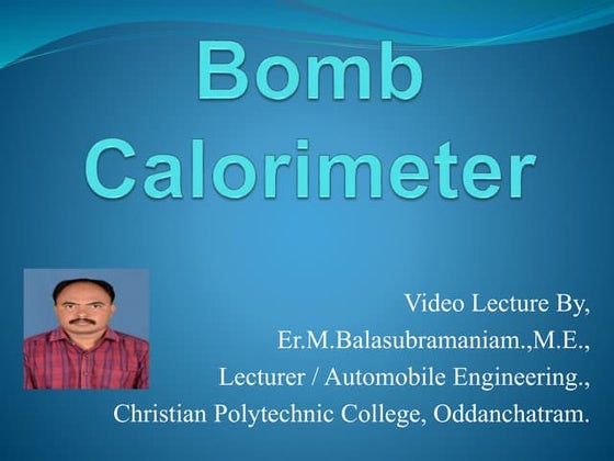 2 pa32 bomb calorimeter procedure | PDF
