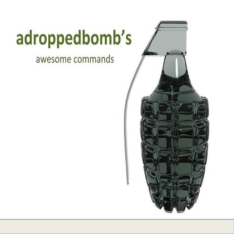 Bomb commands | PPTX