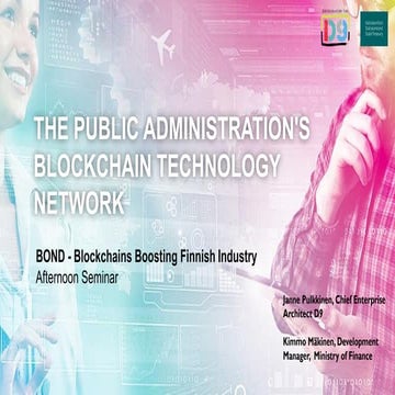 The public administration´s Blockhain Technology Network | PPT