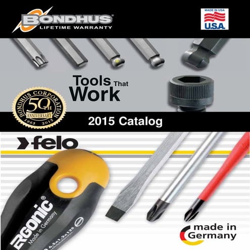 Bondhus / Felo 2015 catalog | PDF