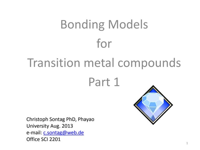 Charge-Transfer-Spectra. metal to metal, metal to ligand | PDF