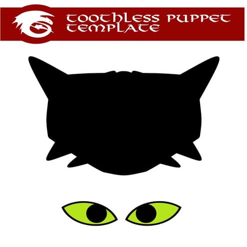 How to Train Your Dragon - Toothless Puppet Template | PDF