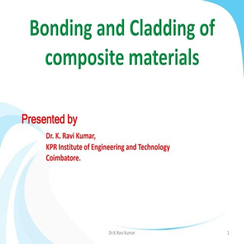 Bonding and Cladding of composite materials.pptx