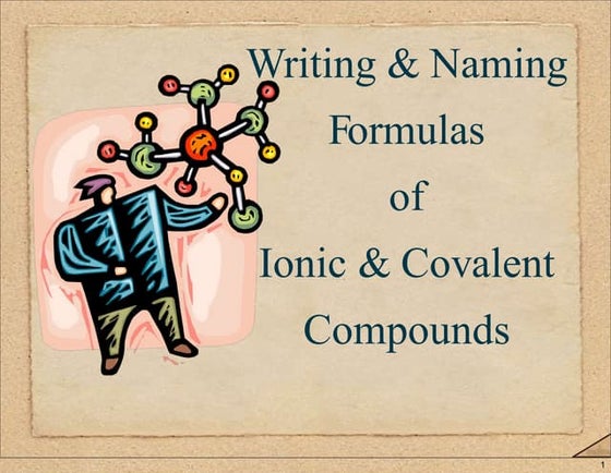 writing chemical formulas | PPT