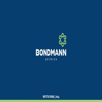 Apresentação Institucional Bondmann Química | PDF
