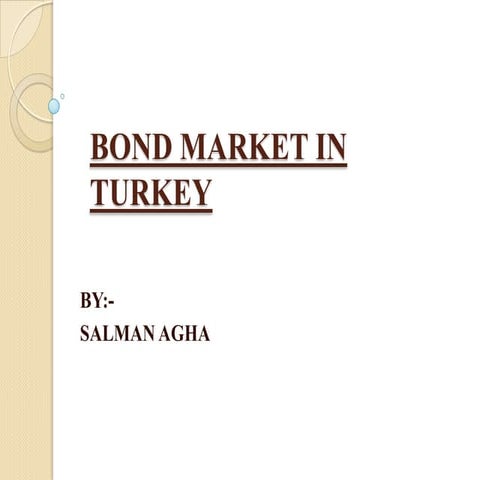 Bond market in turkey | PPT