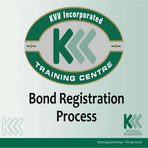Bond registration process | PPT | Home Financing | Personal Debt