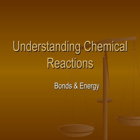 Bonds and energy | PPT