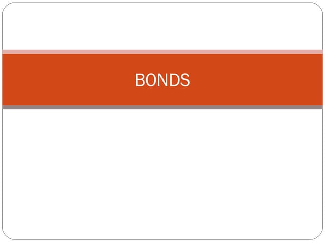 Lesson 10 stocks and bonds | PPTX