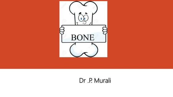 The skeletal system | PPTX