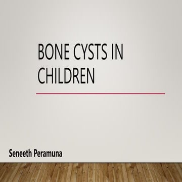 Bone Cysts in Children.pptx