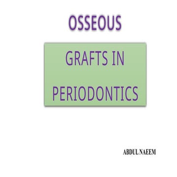 osseous bone grafts in periodontics.pptx