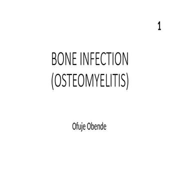 RADIOLOGIC FEATURES OF BONE INFECTION (OSTEOMYELITIS).pptx
