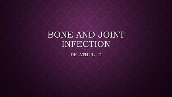 Septicarthritis (inflammation of the joint) | PPT | Bone and Joint Conditions | Diseases and ...