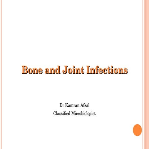 Bone+joint infections | PPT