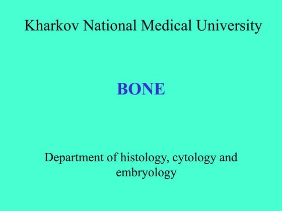 general anatomy and development of bones | PPTX | Bone and Joint ...
