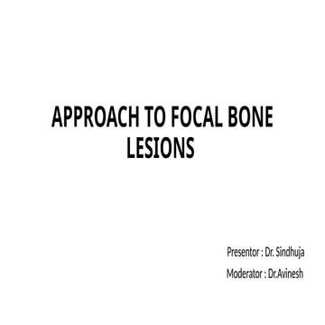 Bone lesions.pptx radiology approach easy way | PPT