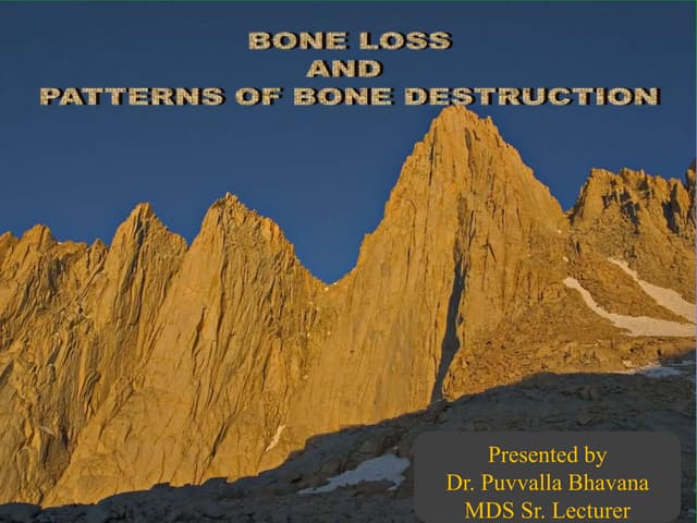 BONE DEFECTS lecture in periodontology. | PPTX