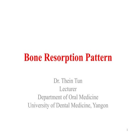 Bone Resorption Pattern.pptx