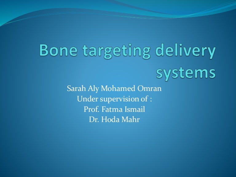 Bone targeting delivery system