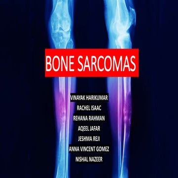 BONE SARCOMAS.pptx