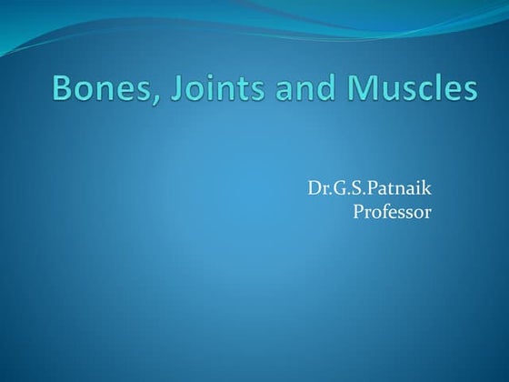 2 - Joints and Muscles Anatomy Grays.ppt