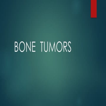 bone tumer clasification pethology .pptx