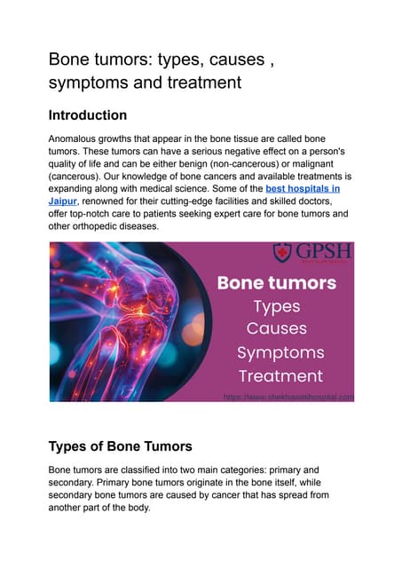 Bone Tumors | PPTX