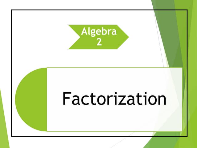 5.2 Solving Quadratic Equations by Factoring | PPTX