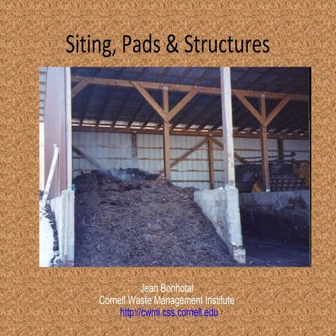 Manure Management Facilities and Structures for Small Farms | PPT