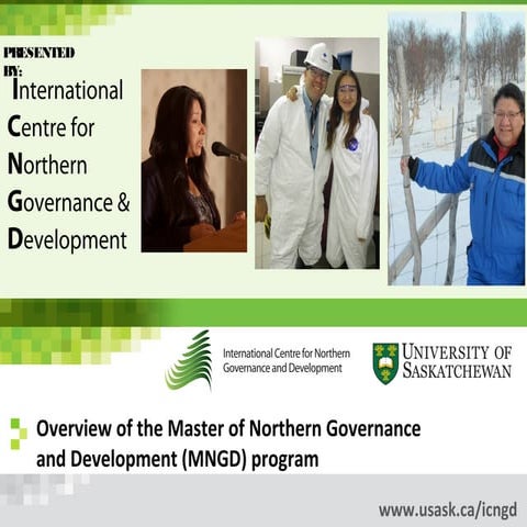 Overview of the Master of Northern Governance and Development (MNGD ...