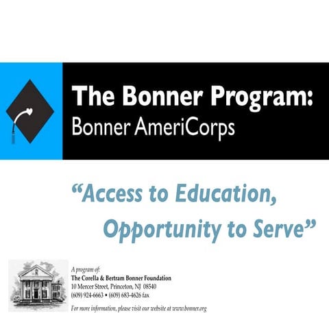 Bonner AmeriCorps 2 16-11 | PPT