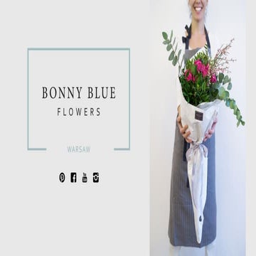 Bonny blueflowers oferta kompozycje | PDF | Flower Shopping | Shopping