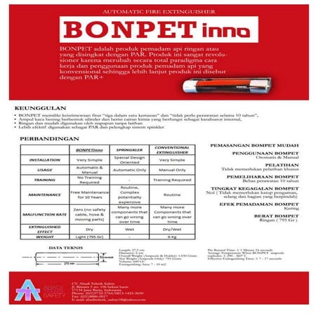 Bonpet inno | PDF