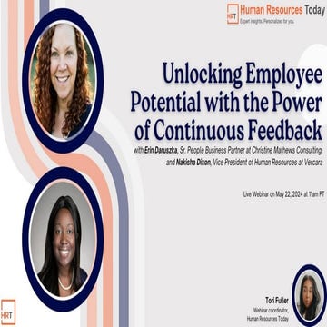 Unlocking Employee Potential with the Power of Continuous Feedback | PDF