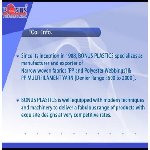 Bonus plastics presentation | PPT