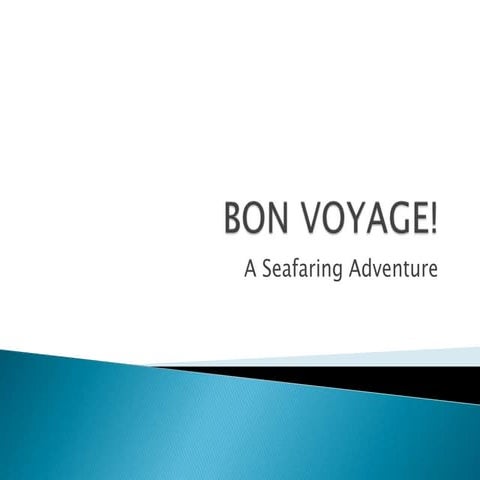 Bon voyage! | PPTX