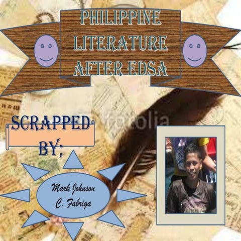 philippine literature after edsa | PPTX