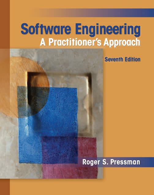 Software engineering a practitioners approach 8th edition pressman ...