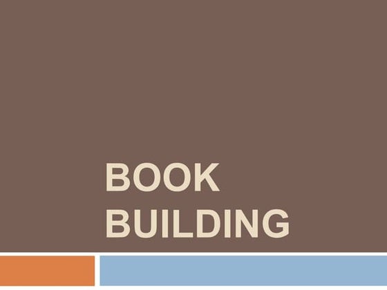 What is book building | PDF