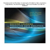 [BOOK] Fundamentals of Machine Learning for Predictive Data Analytics: