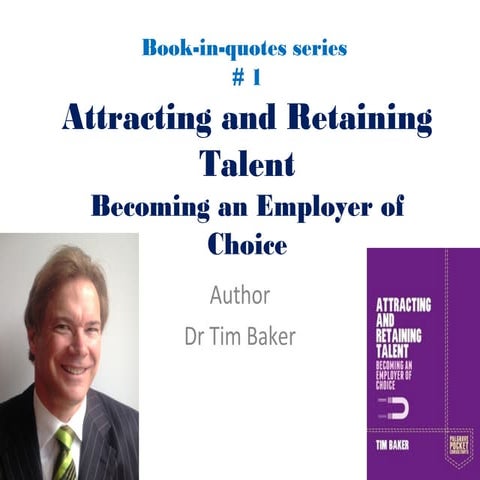 Book in-quotes series (attracting and retaining talent) | PPT