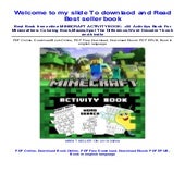 [BOOK] MINECRAFT ACTIVITY BOOK: +50 Activitys Book For Minecrafters: