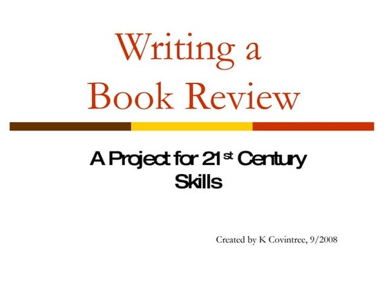 How to write a book review ? | PPT | Publishing Industry | Industries