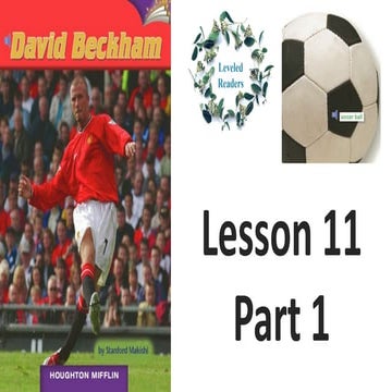leveled readers hmh book 11 david beckham.pptx
